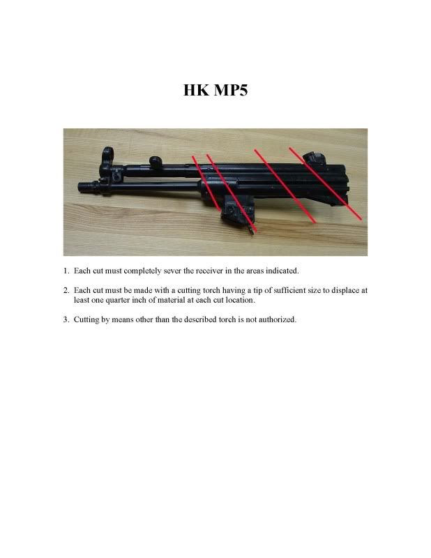 Need info - How to torch cut MP5 receiver and keep everything else for a parts kit? | HKPRO Forums
