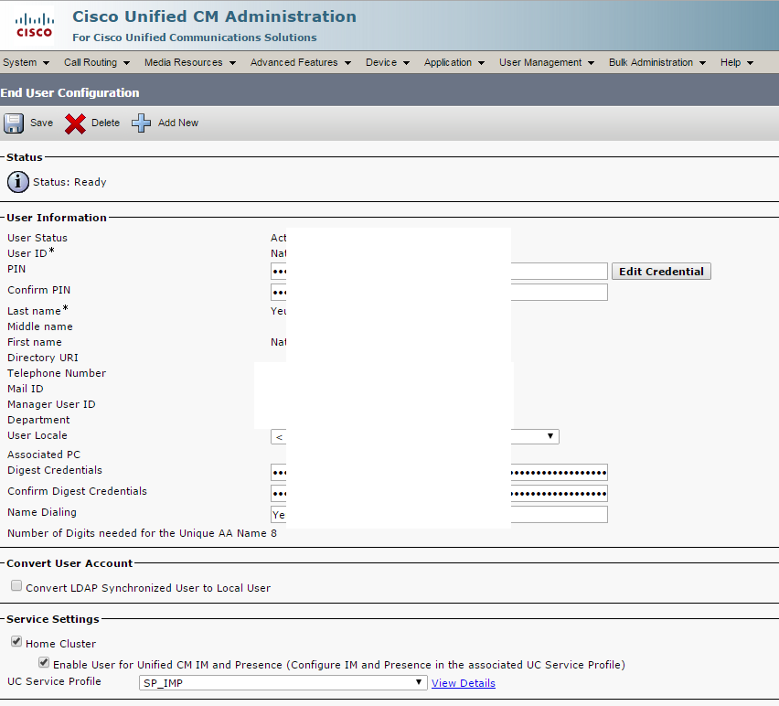 CUCM Enabled IM users cannot work on the licensed on IMP - Cisco Community