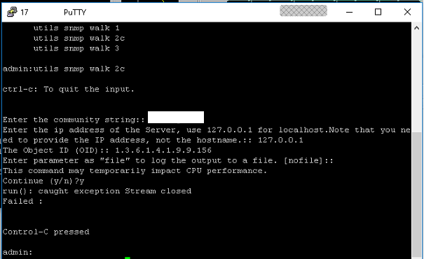Cisco CallManager Subscriber SNMP not work - Cisco Community