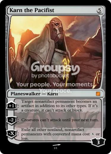 Karn the Pacifist - Custom Card Creation - Magic Fundamentals - MTG ...