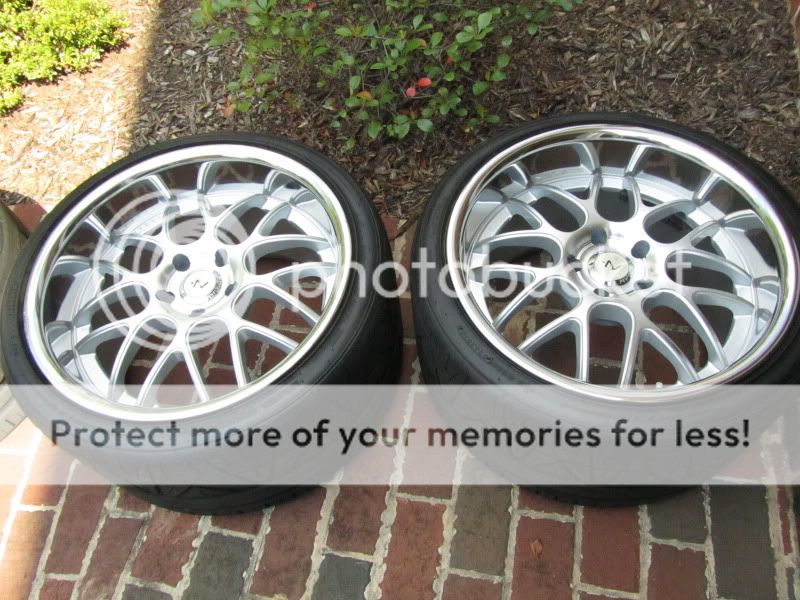 FS: ZFORCE Z06 Z8 Rims w/New Tires Machined Face, Polished SS Lip ...