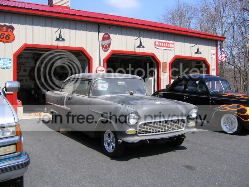 Projects - How do you make a 55 chevy hood look good without the ...