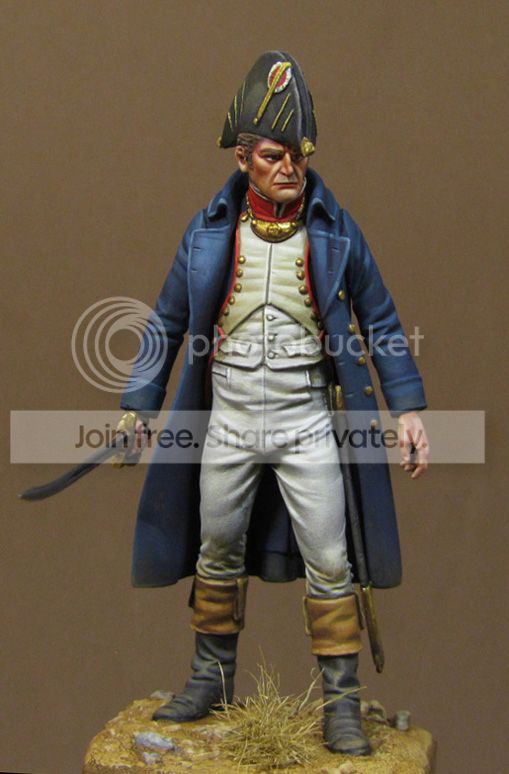 Beneito French line infantry officer, 75mm | planetFigure | Miniatures