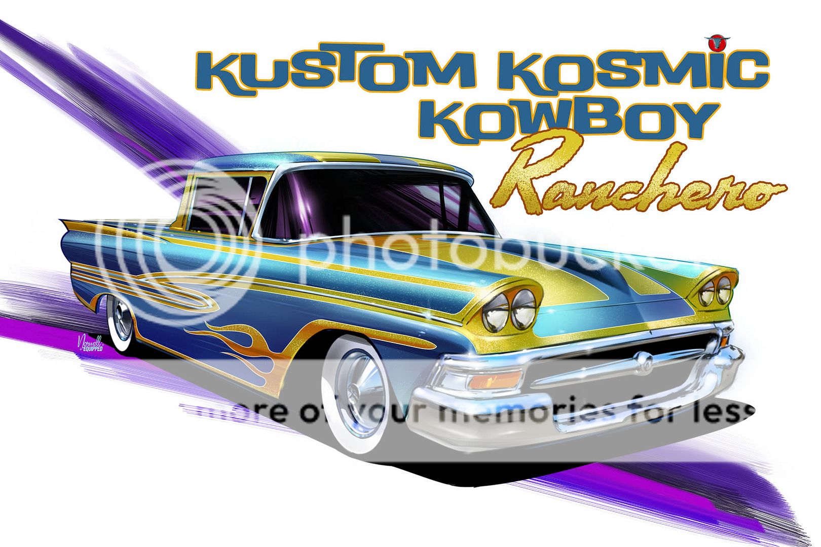 Norwell Equipped~Automotive Illustration | The H.A.M.B.